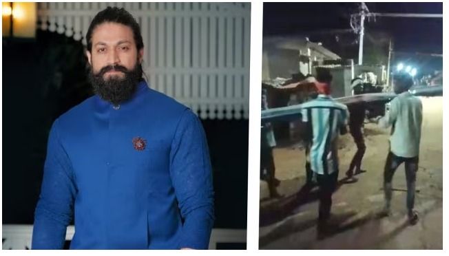 KGF hero Yash: कन्नड़ अभिनेता, केजीएफ हीरो यश के जन्म दिवस पर बैनर ...