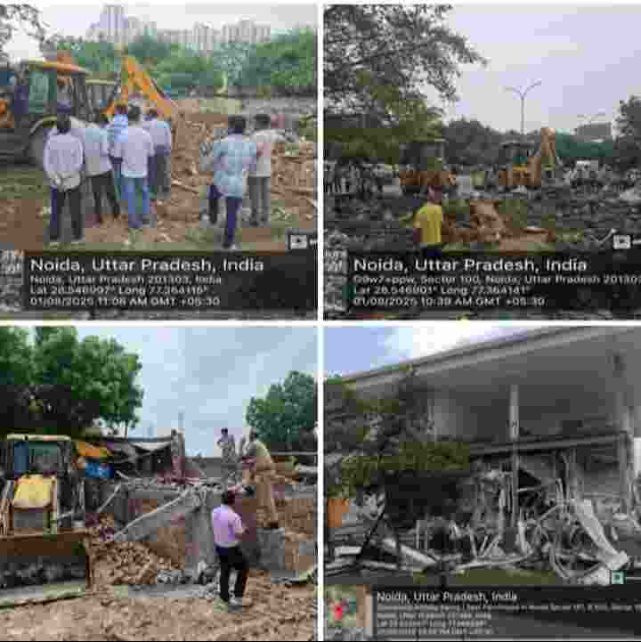 उत्तर प्रदेश: नोएडा में अवैध निर्माण पर सख्ती 2745 करोड़ की जमीन ...
